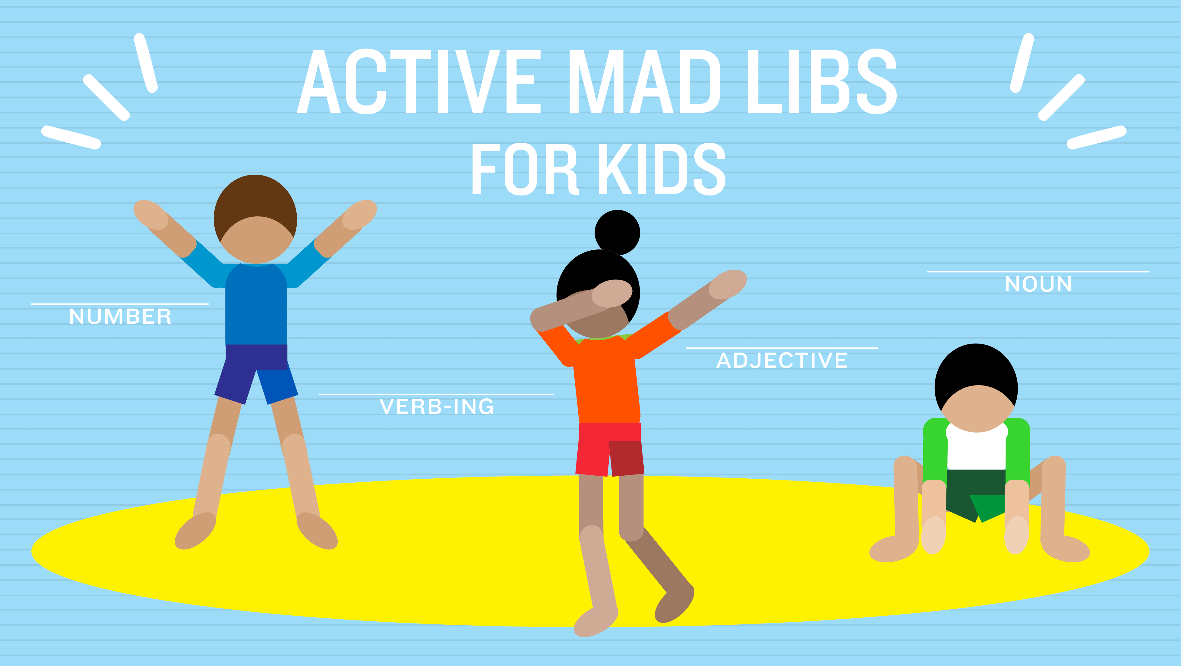Active Mad Libs for Kids - Asphalt Green